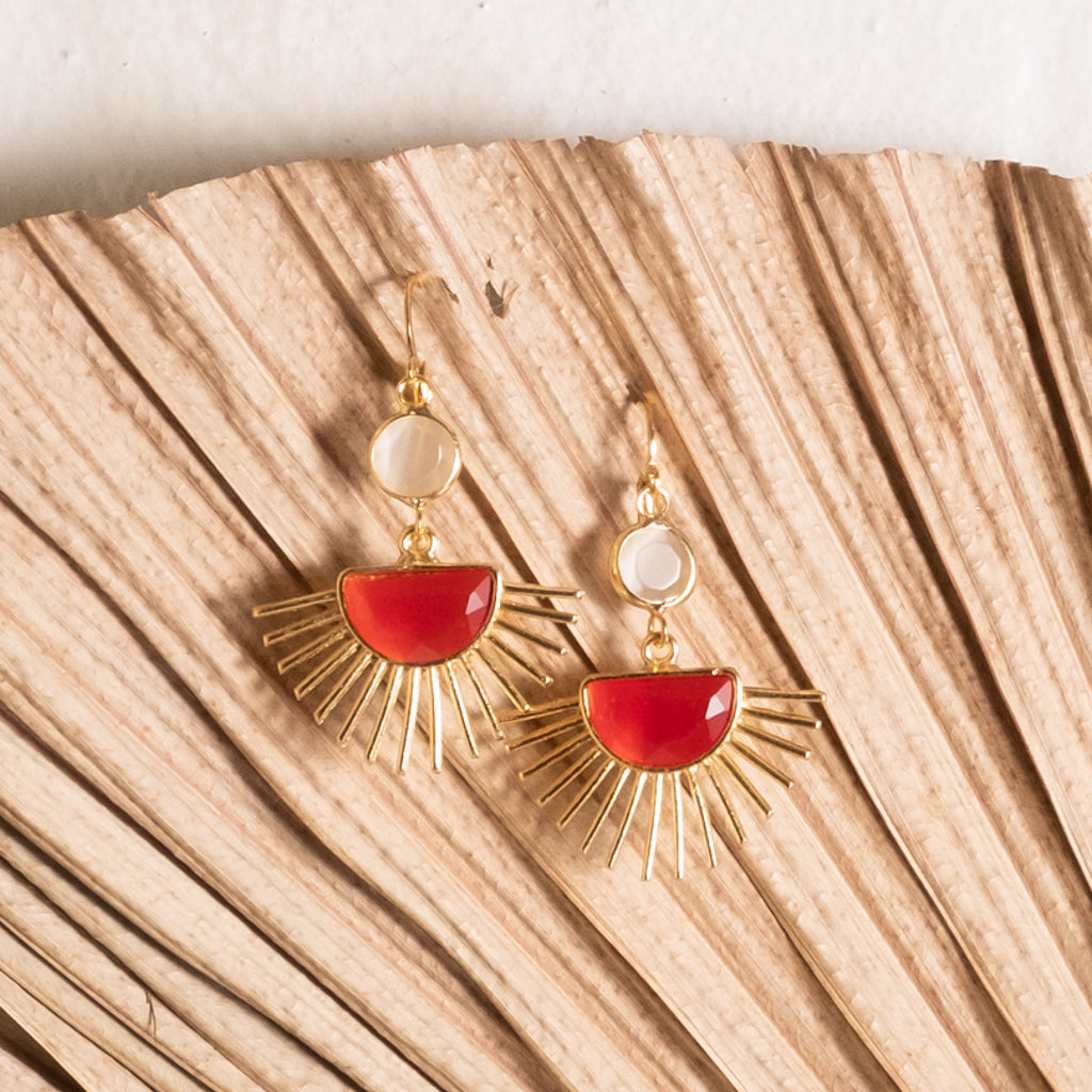 Emira Sunray Drop Earrings – Inartisan.
