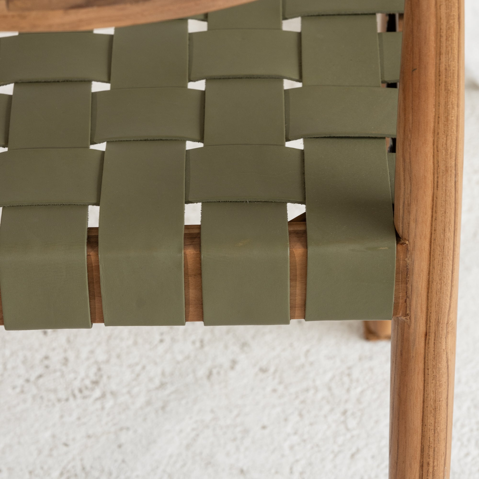 Vivica Dining Chair - Olive Leather – Inartisan.