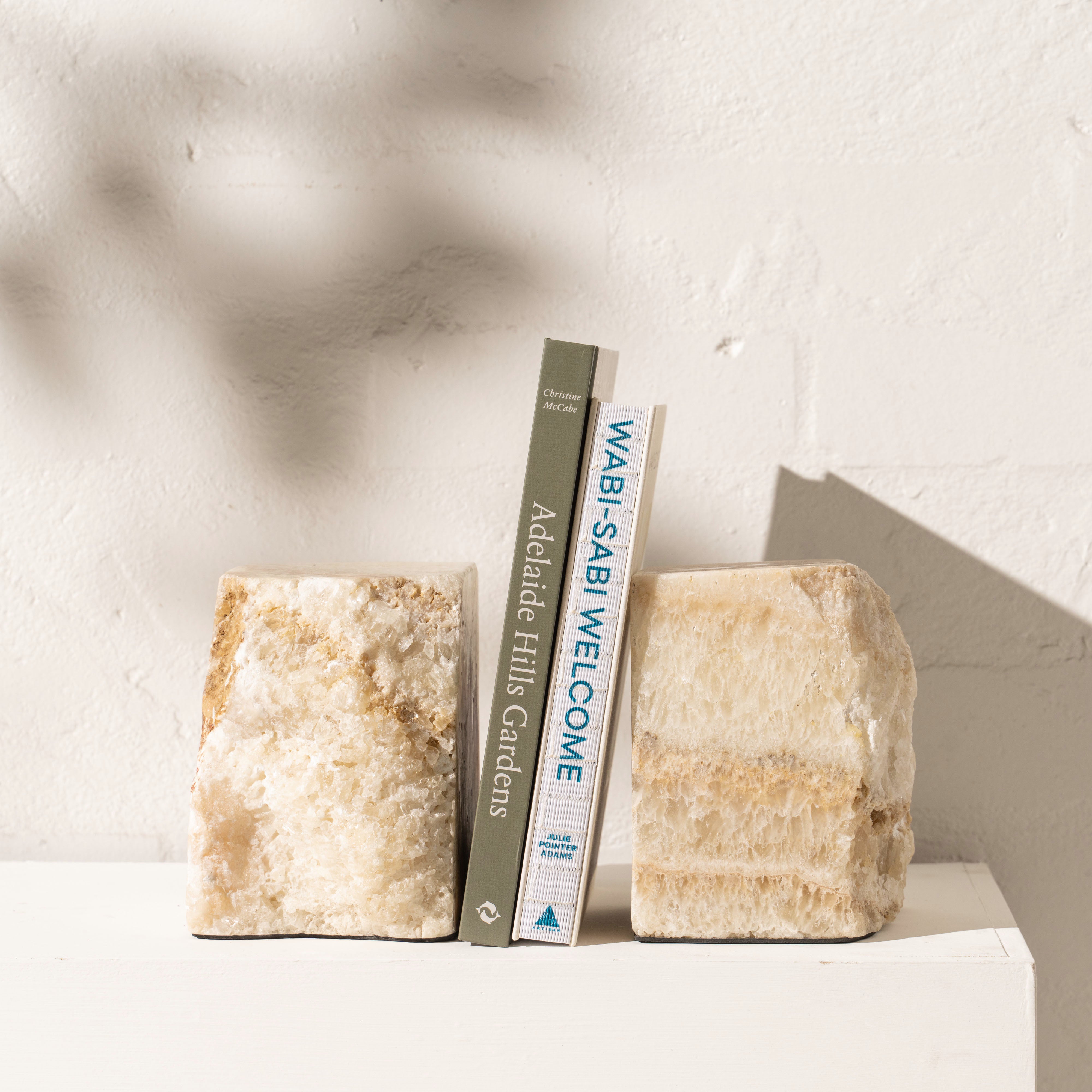Atticus Solid Onyx Bookends – Inartisan.
