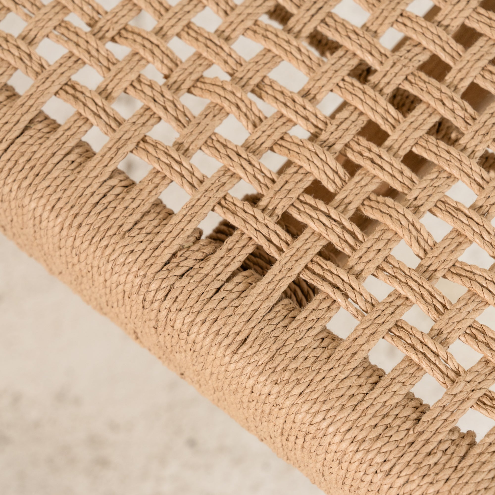 Bennu Woven Jute Bench Seat – Inartisan.