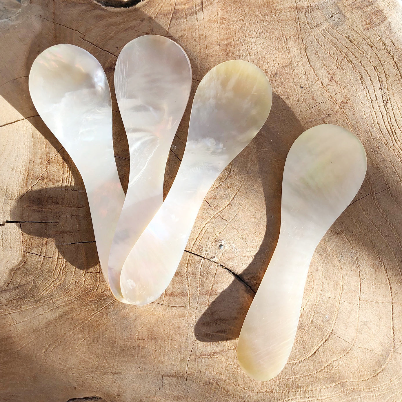 Dalia Mother of Pearl Spoon Set 6cm – Inartisan.