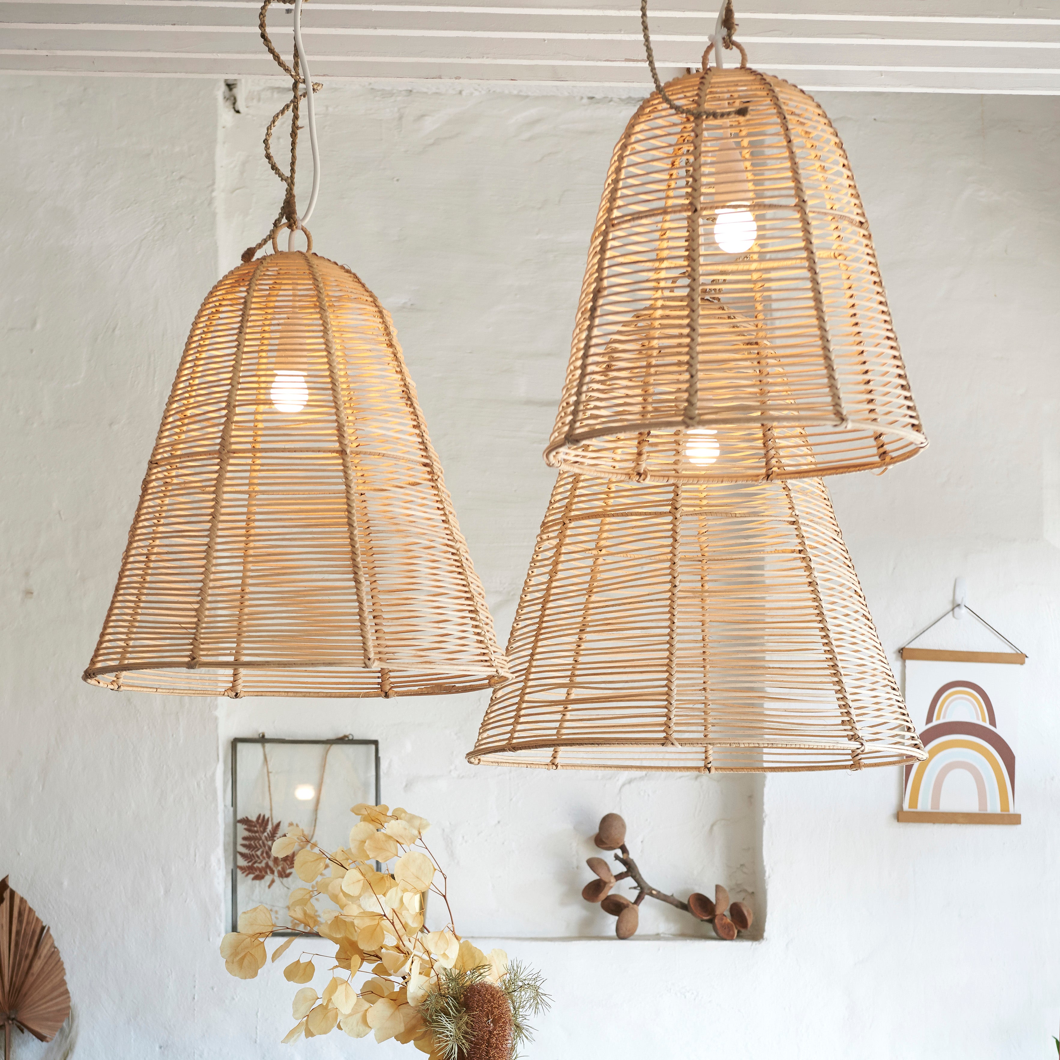 Orli Rattan Light Shade – Inartisan.